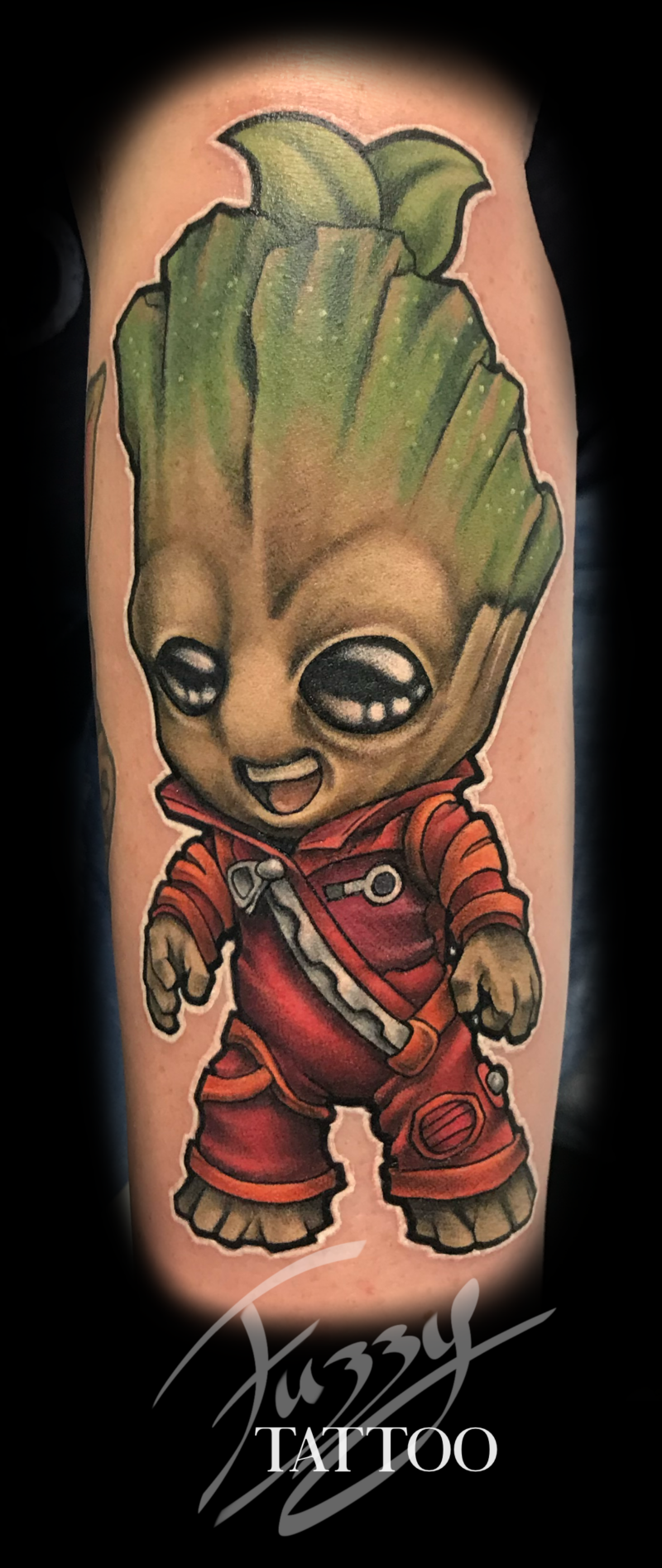 groot – Fuzzy Tattoo